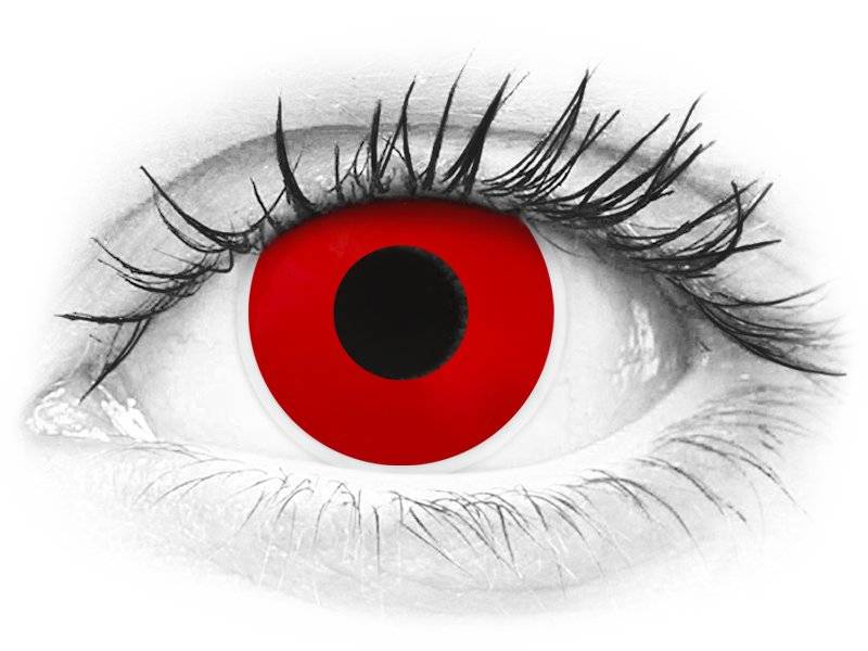 Lentilles de contact ColorVue Crazy Rouge Red Devil | Alensa
