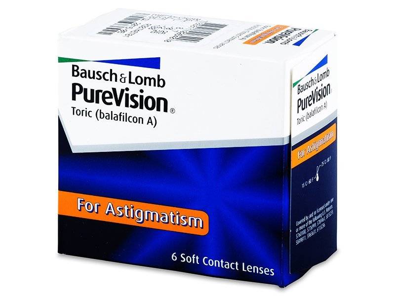 Lentilles de Contact PureVision Toric (6 lentilles) – 34.29 € | Alensa
